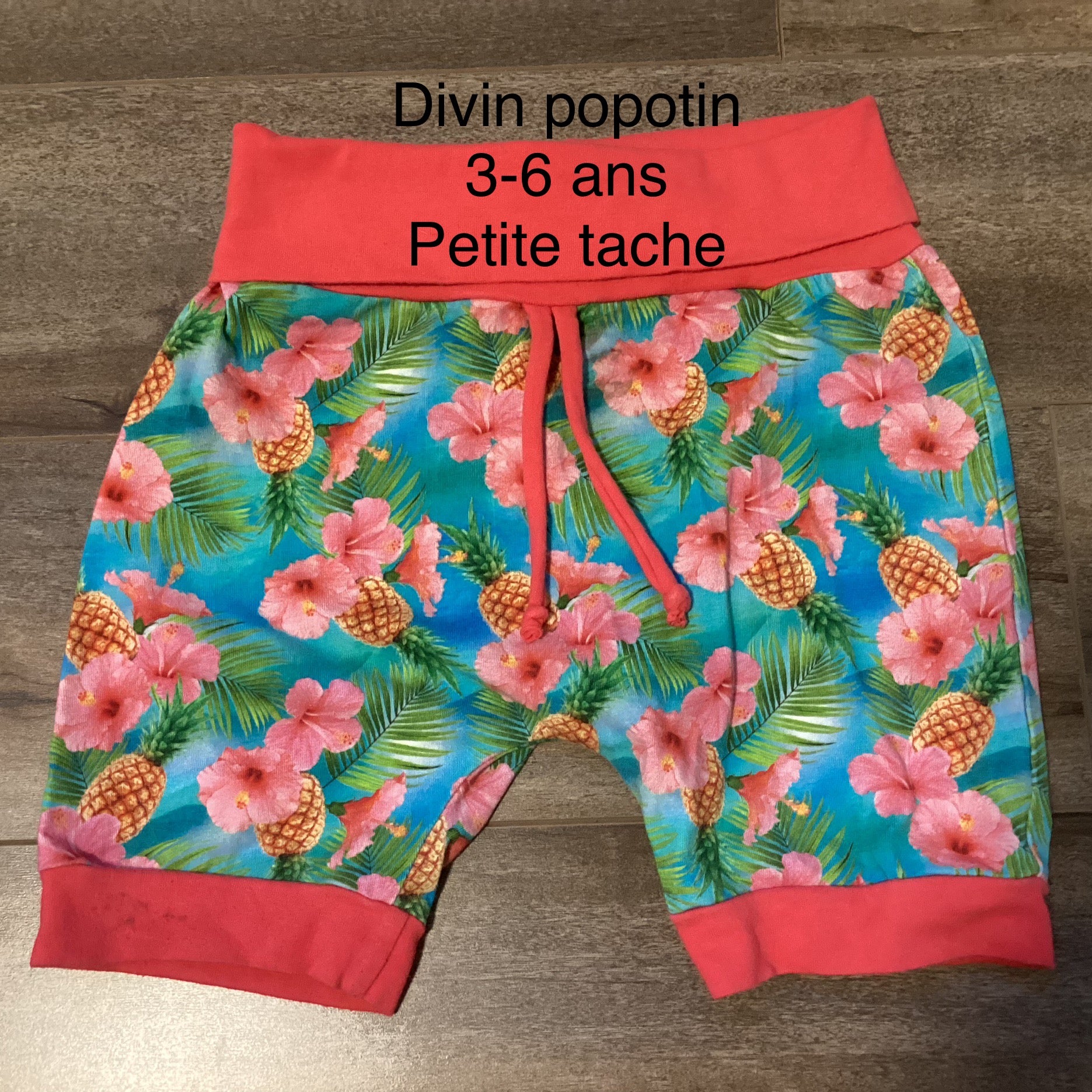 Short evo Divin popotin 3-6 ans