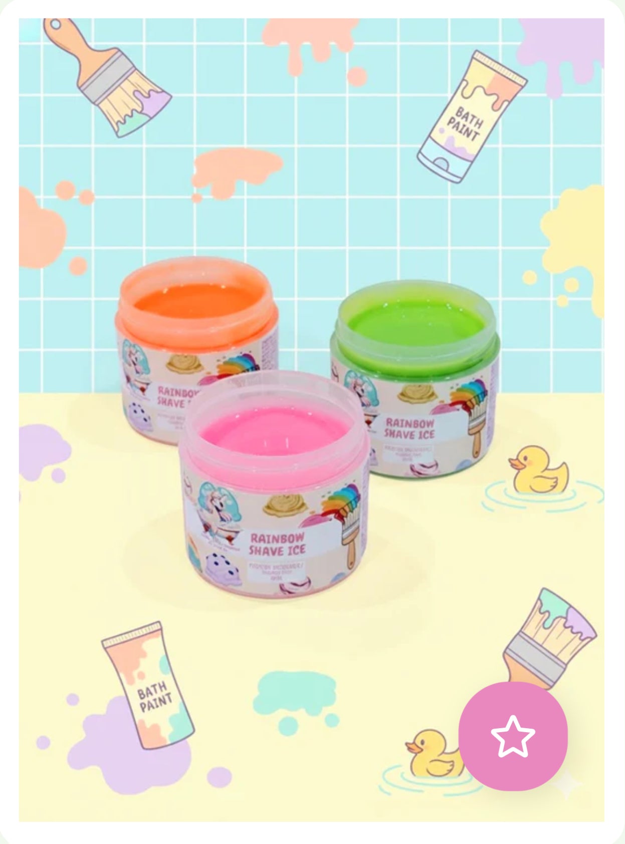 Peinture moussante pour le bain 60 ml